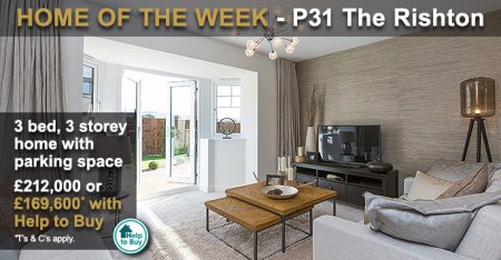 Our 3 bedroomed Home of the Week in Salterforth - Seddon Homes